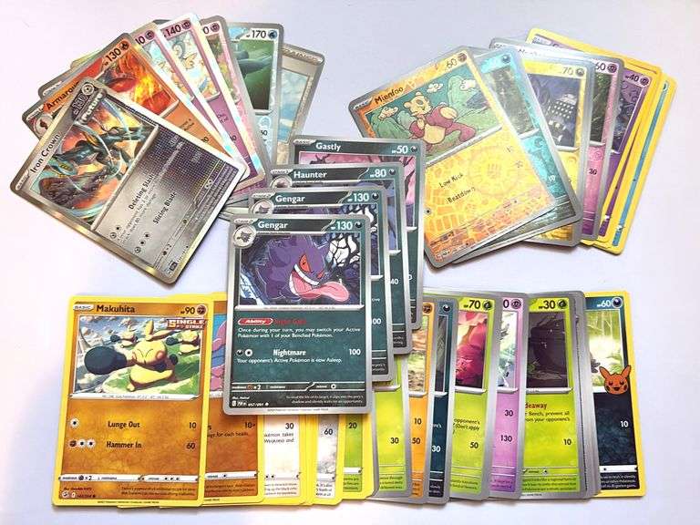 Pokémon Holo Foils & Genger Evolution Line + - Black And Gold Auctions