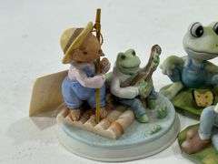 HOMCO & Designer’s Collection Frog Decorations - Black And Gold Auctions