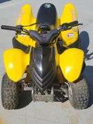 2005 AlphaSports Mini Cobra 50 ATV W/Polaris Helmet - Black And Gold ...