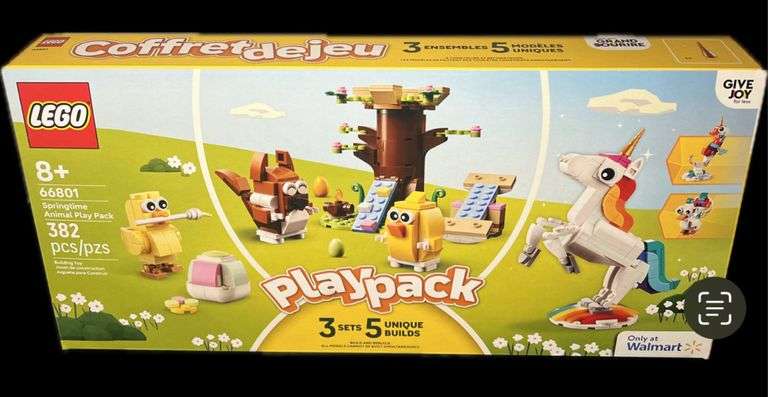 New LEGO ‘Springtime Animal Play Pack’ 3-in-1 Set 66801 - Black And ...