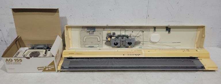 Brother Electroknit KH-910 Knitting Machine W/A AG-155 Intarsia ...