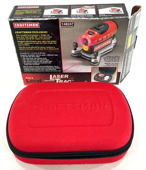 CRAFTSMAN 4-In-1 Level w/ Laser Trac - Black And Gold Auctions