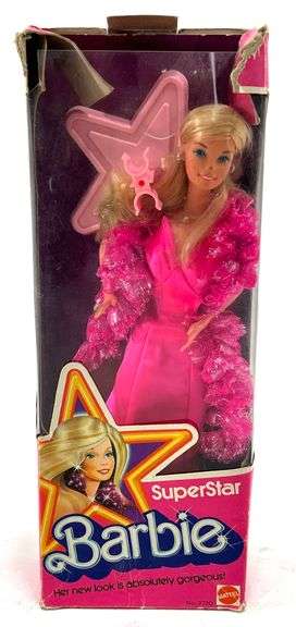 1976 Mattel Barbie “Superstar” Doll - Black And Gold Auctions