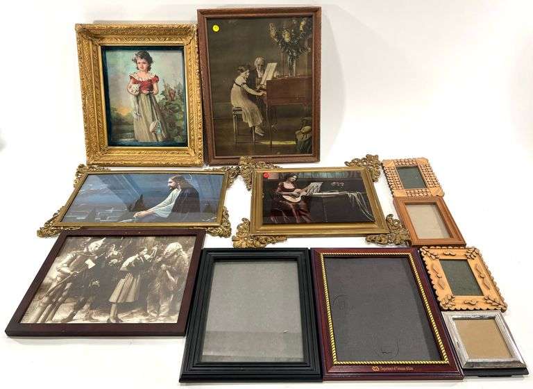 Antique / Vintage Framed Prints & Frames - Black And Gold Auctions