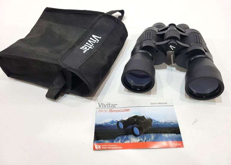 Vivitar Binoculars - Black And Gold Auctions