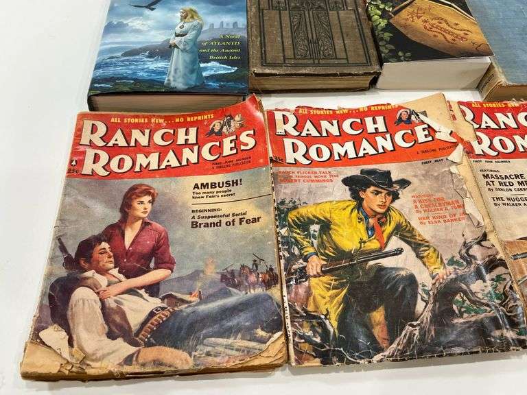Vintage Books - Ranch Romance / American Heritage Guide / Wharton Novel ...