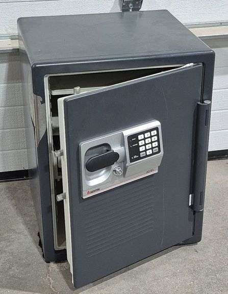 SentrySafe A3807 Fire Proof Safe - Black And Gold Auctions