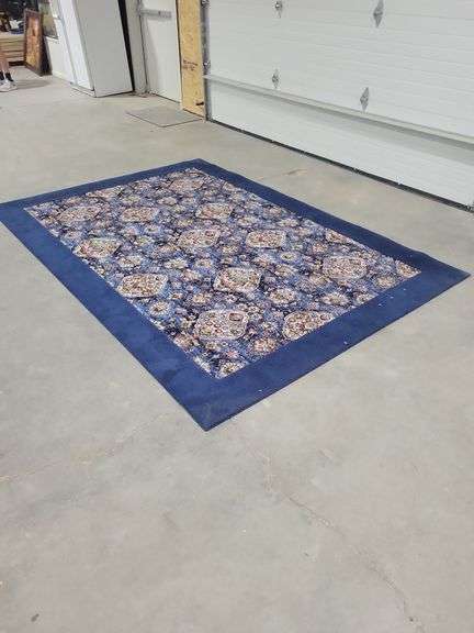 80" X 115" Nain Rug - Black And Gold Auctions