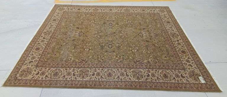 Bradford Collection Sage/Beige 9'-6" x 13'-6" Rug - Black And Gold Auctions