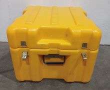 Large Yellow Ammo Crate - Black And Gold Auctions