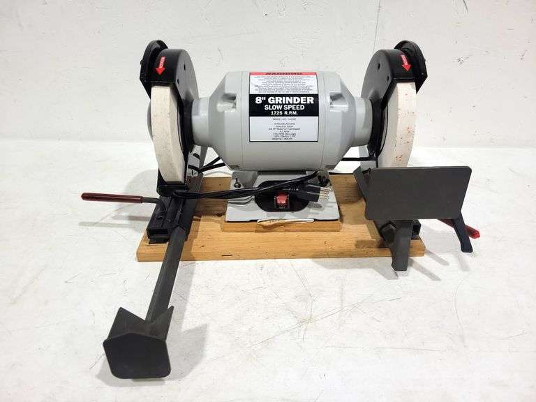 Woodcraft 8" Slow Speed Grinder Model: 144290 - Black And Gold Auctions