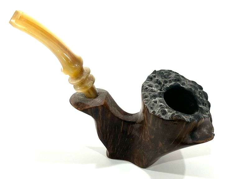 Vintage Ben Wade “Golden Matt” Denmark Smoking Pipe - Black And Gold Auctions