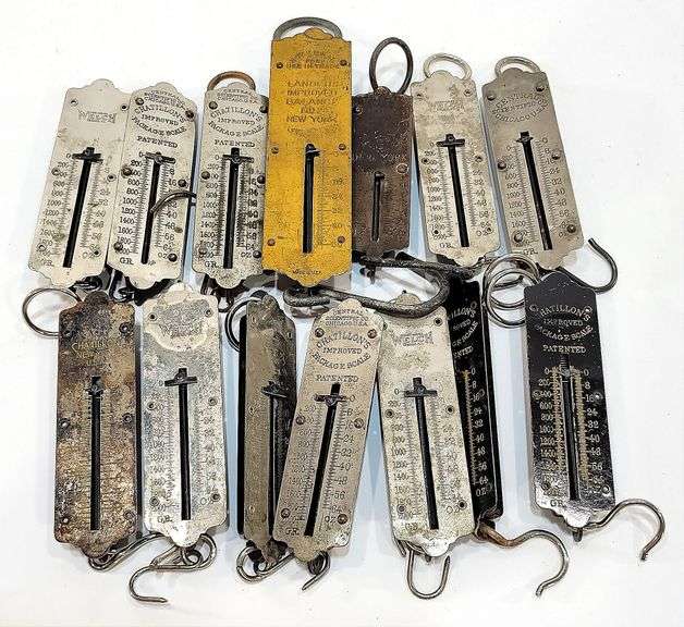 (14) VTG Package Scales: Landers Improved Balance, Welch, Chatillon's ...