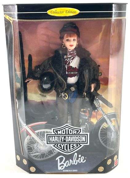 1998 Mattel Barbie Harley Davidson Motorcycles Collector Edition Doll ...