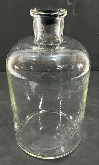 Vintage PYREX 2 Gal Chemistry Bottle - Black And Gold Auctions