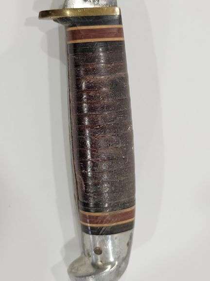 VTG Knife: Western Boulder Colorado USA - Black And Gold Auctions