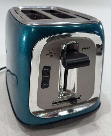 Oster® 2-Slice Toaster- Turquoise - Black And Gold Auctions