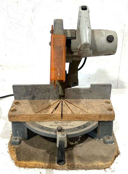 Rockwell 34-010 Chop Saw w/ Motorized Miter Box - Black And Gold Auctions