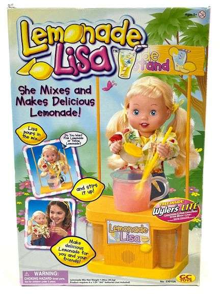 GC Toys Lemonade Stand Lisa Doll - Black And Gold Auctions