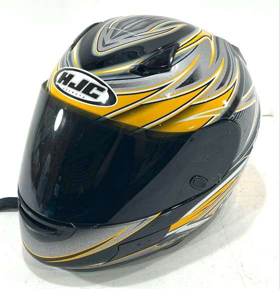 HJC Osiris CL-SP Flyin’ Kolors XXL Motorcycle Helmet - Black And Gold ...