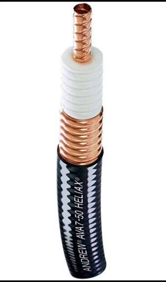(4) New CommScope HELIAX Andrew Virtual Air 2ft Coaxial Cable - Black ...