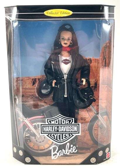 1998 Mattel Barbie Harley Davidson Motorcycles Collector Edition Doll ...