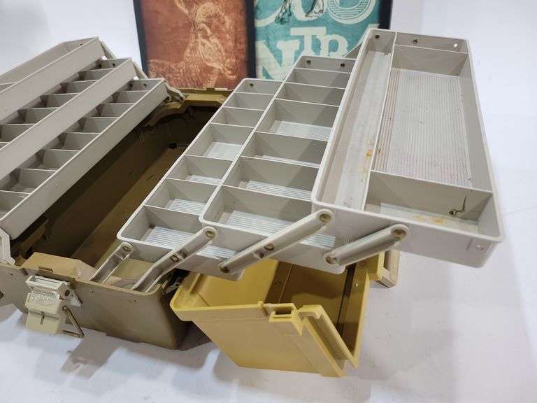 Plano Tackle Box & Wall Decor - Black And Gold Auctions