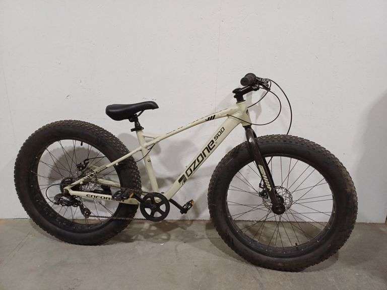 Enforcer Ozone 500 7 Speed Fat Tire Bicycle - Black And Gold Auctions