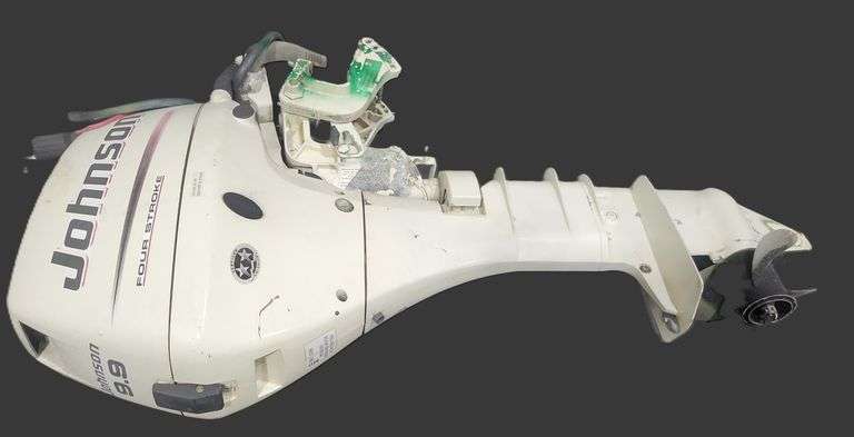 Johnson 9.9 4-Stroke Outboard Motor - Black And Gold Auctions