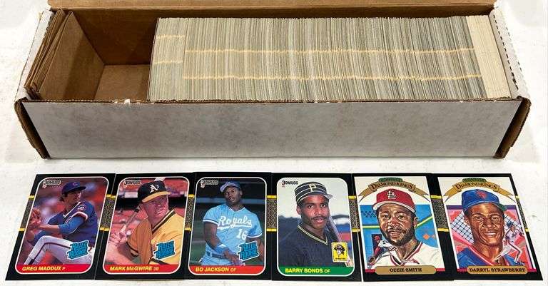 1987 Donruss Complete Baseball Card Set - Rookies / Barry Bonds / Bo ...