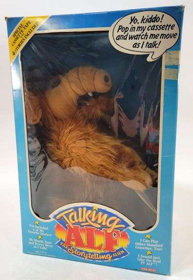 NIB 1987 Talking Alf Plush Alien Toy - Black And Gold Auctions