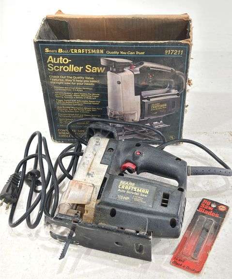 Craftsman Auto Scroller Saw W/ Extra Blade - Black And Gold Auctions