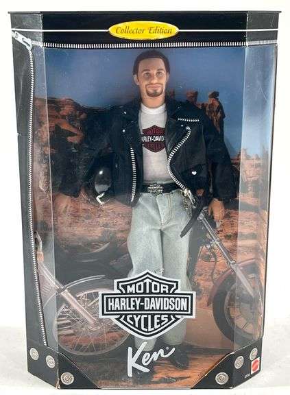 1998 Mattel Barbie Harley Davidson Motorcycles Collector Edition Ken ...