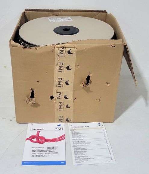 Spool Of PMI Classic Professional 12.5 mm X 183 Meters OD Green Rope ...