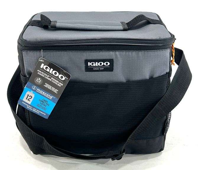 IGLOO MaxCold Ridgeline Cooler Bag - Black And Gold Auctions