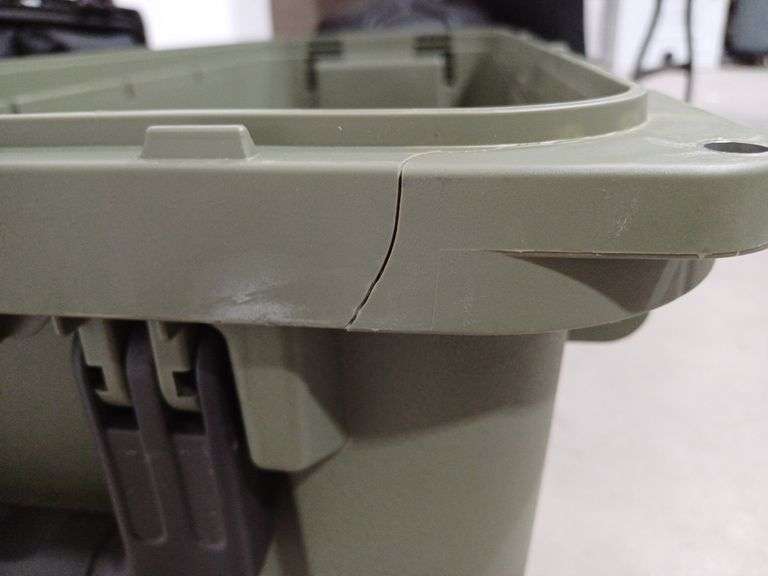 Magellan Outdoors 92L Waterproof Gear Box - Black And Gold Auctions