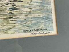 (2) Charles Beckendorf Signed, Numbered Limited Edition Prints - Black ...