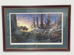 2004 Framed & Signed Terry Redlin "Strutting On In" 583/3500 National ...