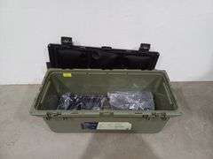 Magellan Outdoors 92L Waterproof Gear Box - Black And Gold Auctions