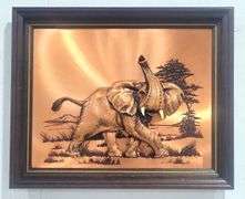 Copper Creations 3D Copper Wall Art - Black And Gold Auctions