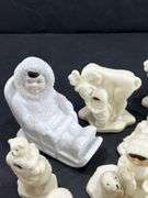 Ace Alaska Arctic Kids of Alaska Eskimo Figurines - Black And Gold Auctions