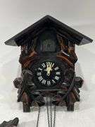 Vintage MIKEN Cuckoo Clock - Black And Gold Auctions
