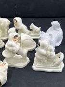 Ace Alaska Arctic Kids of Alaska Eskimo Figurines - Black And Gold Auctions