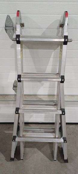 Vulcan 7' 5" Step Ladder - Black And Gold Auctions