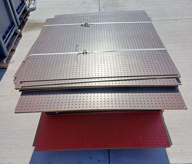 Pallet of Peg Boards - Black And Gold Auctions