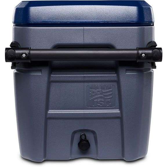 Igloo MaxCold Sunset Glide 110 Qt. Cooler - Black And Gold Auctions