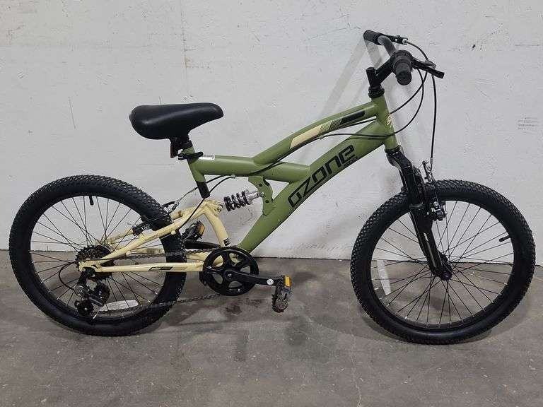 Ozone 500 Kids' Shock Force 20" 7-Speed Mountain Bike - Black And Gold ...