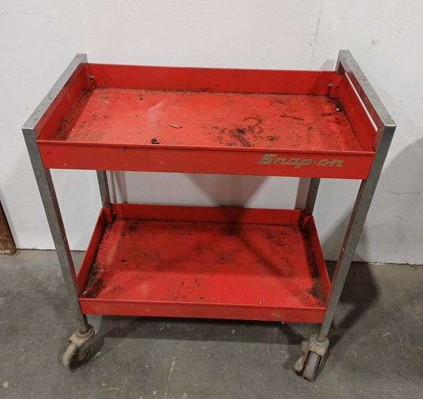 Snap-On 2 Tier Tool Cart - Black And Gold Auctions