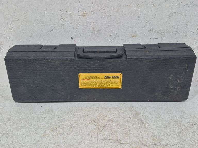 Cen-Tech 16" Laser Level W/360° Rotating Head - Black And Gold Auctions