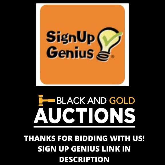 Sign Up Genius Pick Up - Black And Gold Auctions